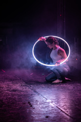 LED hoop - Performing Arts Acts - StageLync