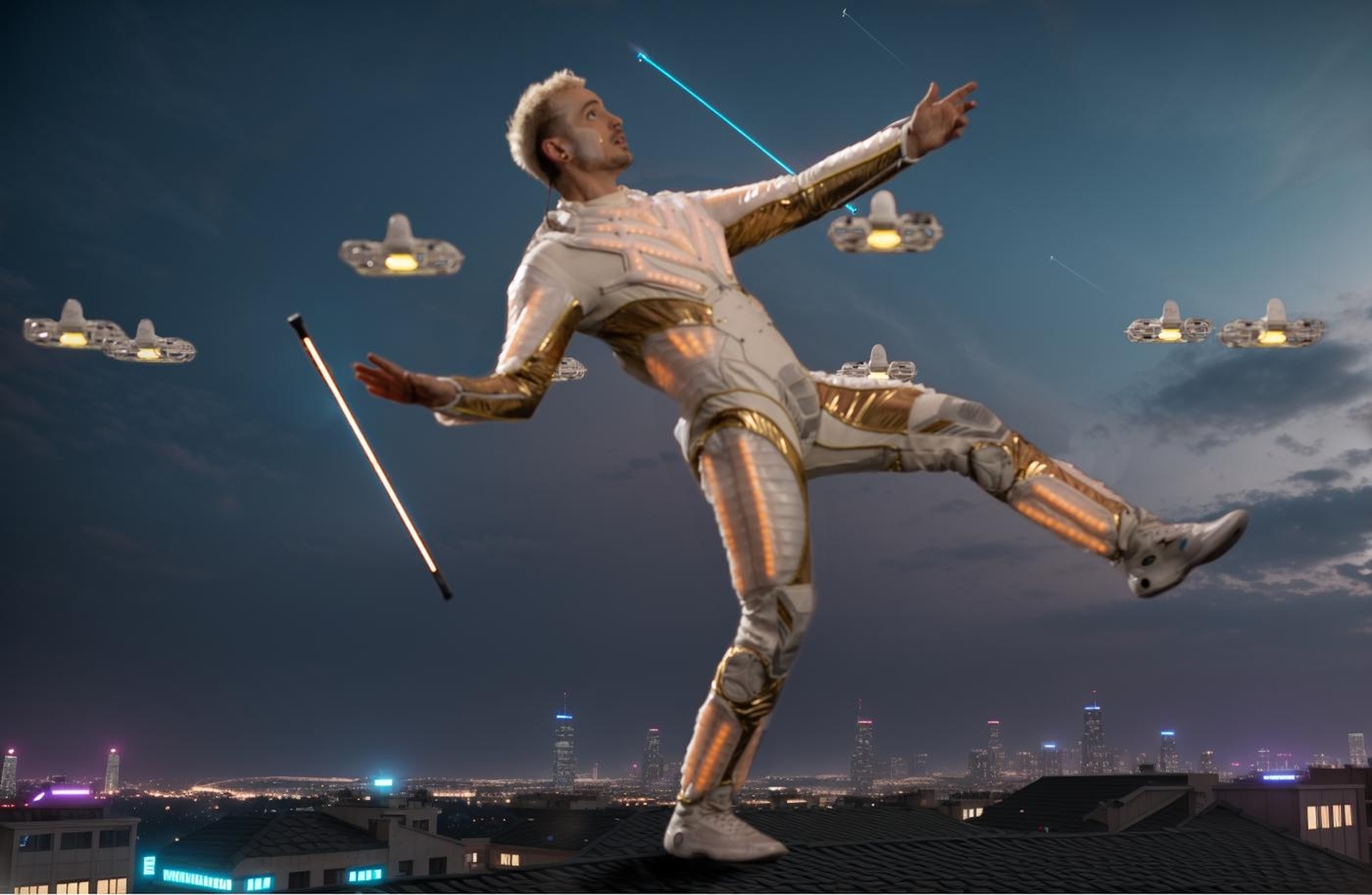 Singularity: LED Drone Leviwand Act - Performing Arts Acts - StageLync